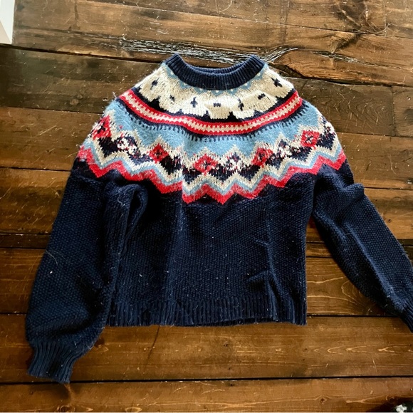 J. Crew | Sweaters | J Crew Fair Isle Thick Knit Sweater | Poshmark